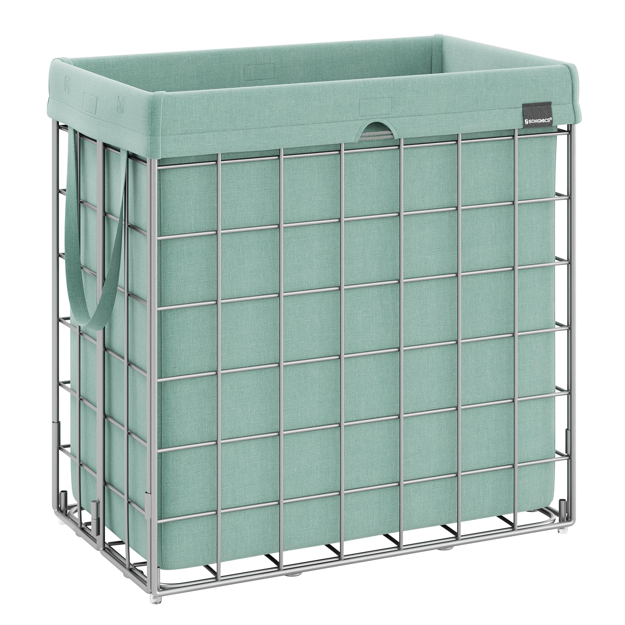 SONGMICS Laundry Hamper, 29 Gal (110L) Laundry Basket, Collapsible ...