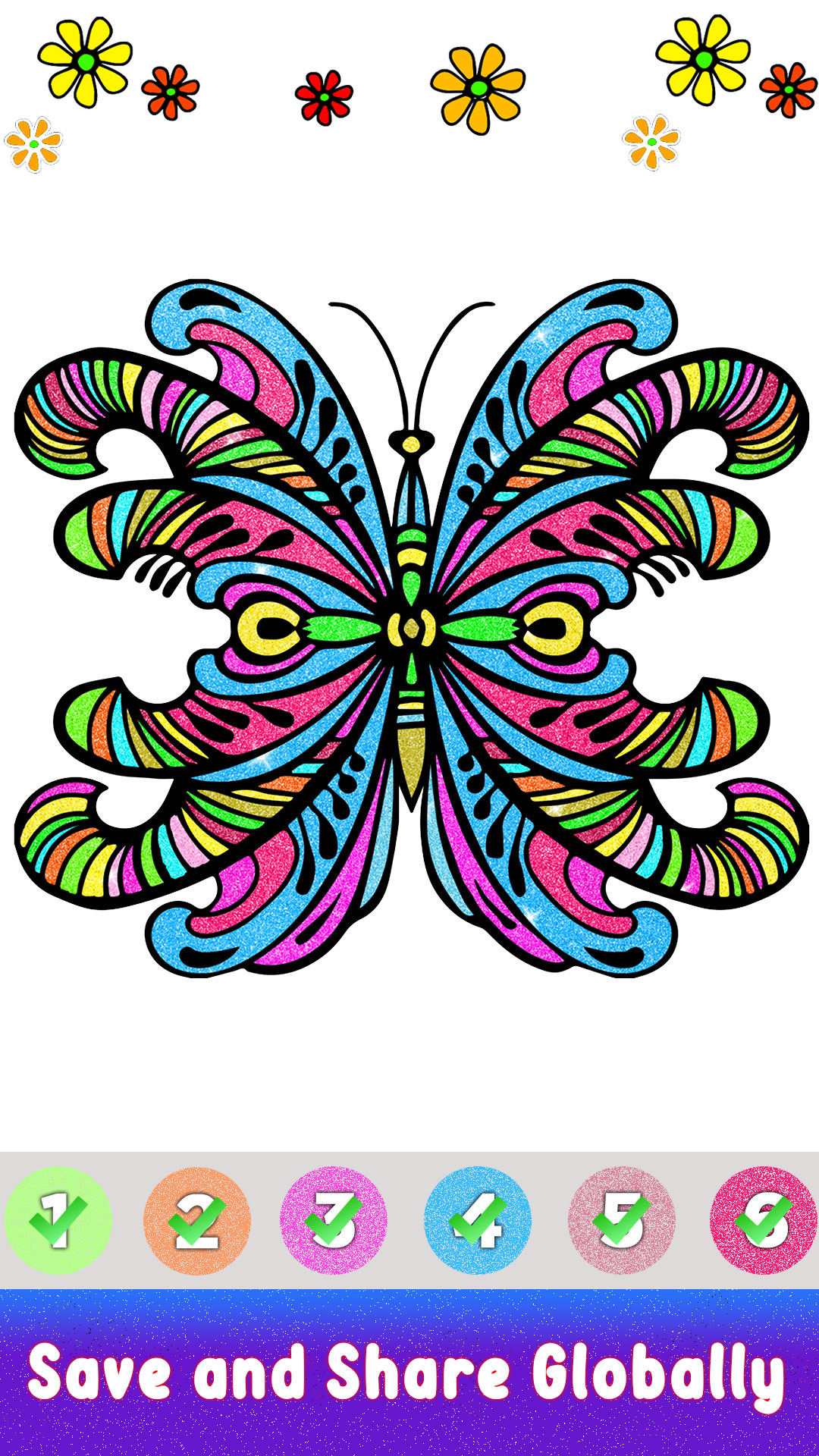 Butterfly Color By Number - Insects Coloring Book - App on Amazon Appstore