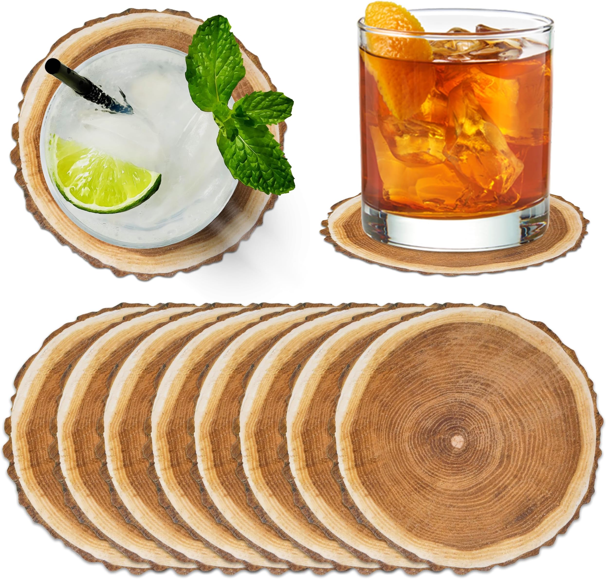 Amazon.com: eSplanade Disposable Coaster - Made of Paper (Set of 100 ...