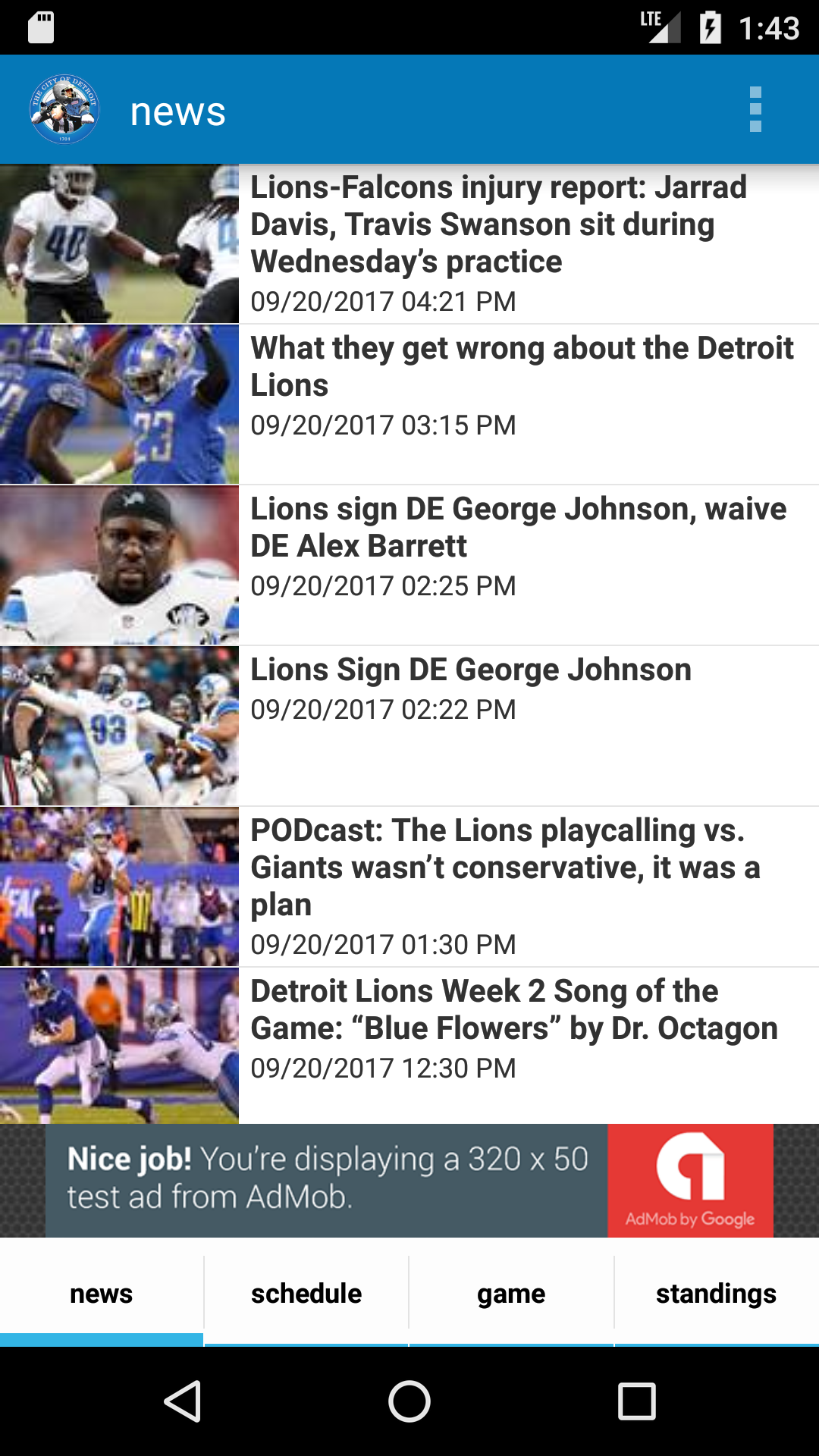 Detroit Football News - App on Amazon Appstore