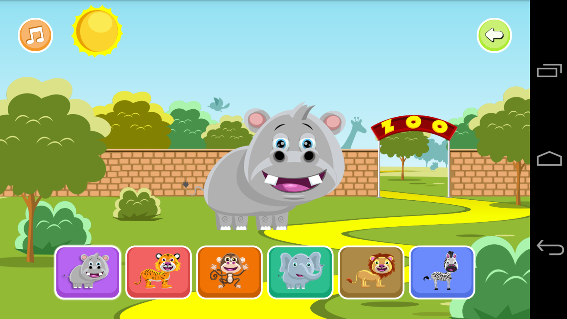 Aplicación Baby Games Animals Free en Amazon Appstore