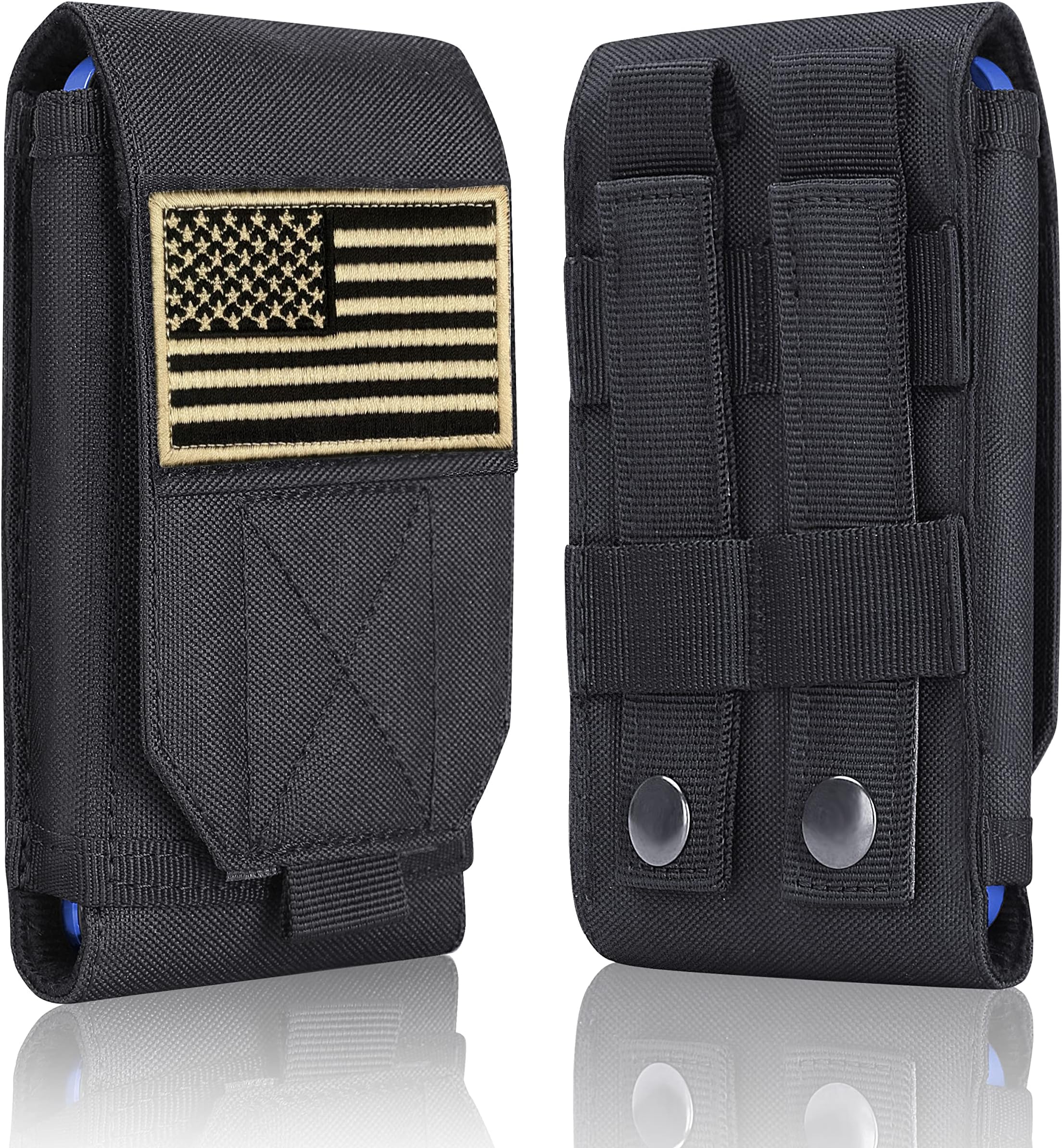 Amazon.com: Heyqie Black Tactical Molle Cellphone Pouch Case,Heavy Duty ...