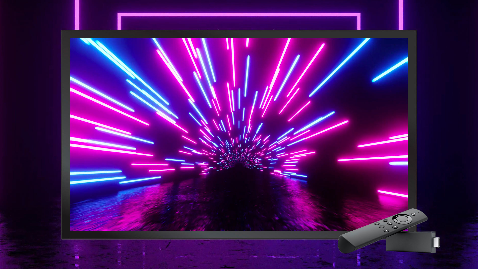 Meditation Neon Tranquility Spectrum - Pink Purple Abstract Background ...