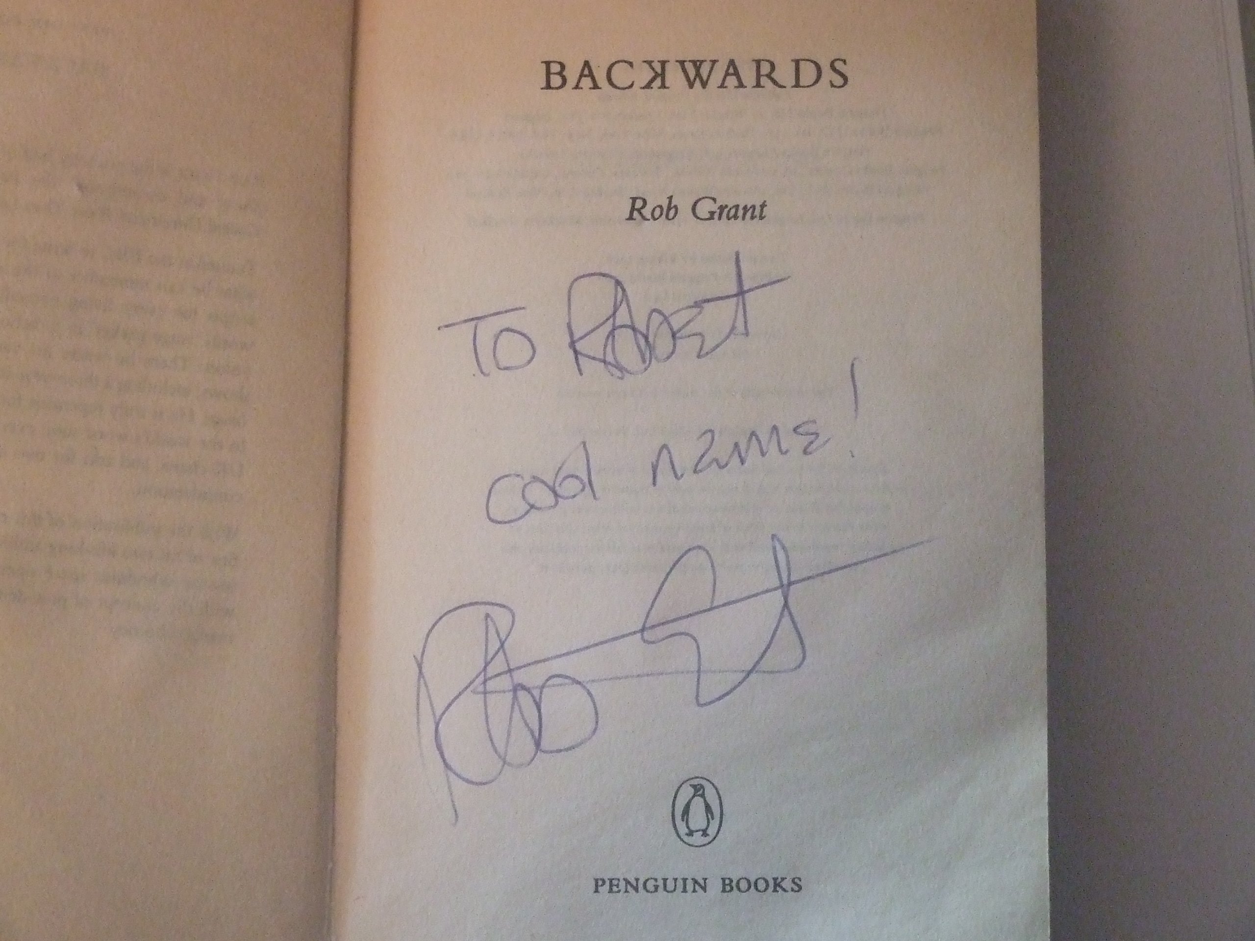 Amazon | Backwards: A Red Dwarf Novel | Grant, Rob | Humor & Satire