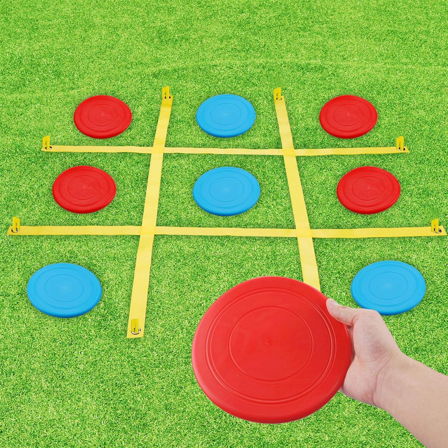 Amazon.com: Business King Giant Tic Tac Toe Outdoor Game, 4 Ft X 4 Ft ...