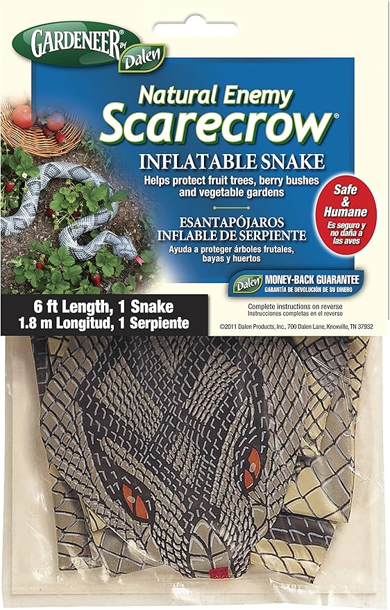 Amazon.com: Dalen Inflatable Snake - Efficient Bird and Pest Deterrent ...