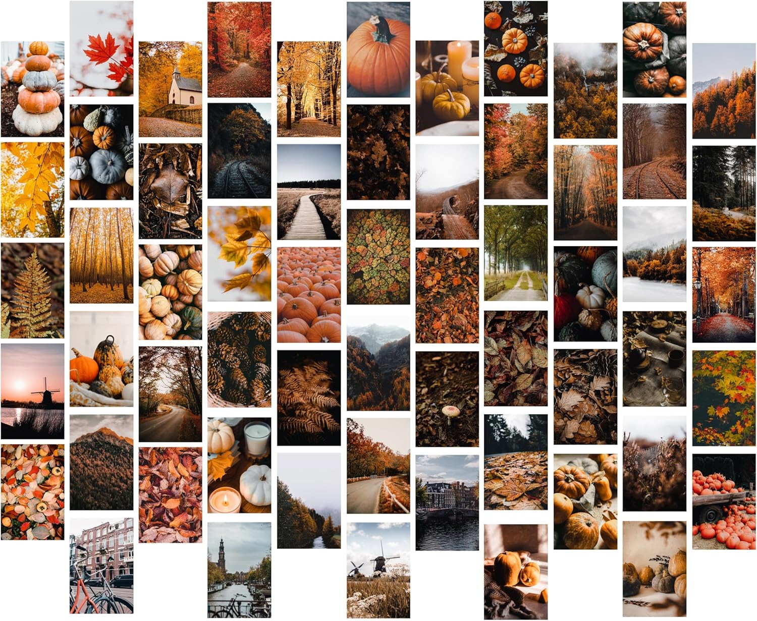 Amazon.com: Fall Autumn Pumpkin Posters For Room Aesthetic - 4x6 Inches ...