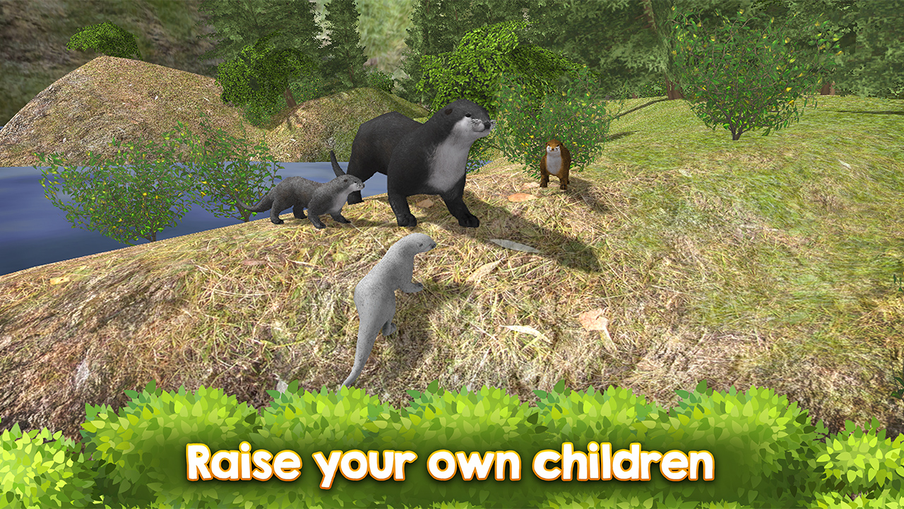 Otter Sea Animal Simulator - Wildlife Underwater Roaming Predator Sim ...