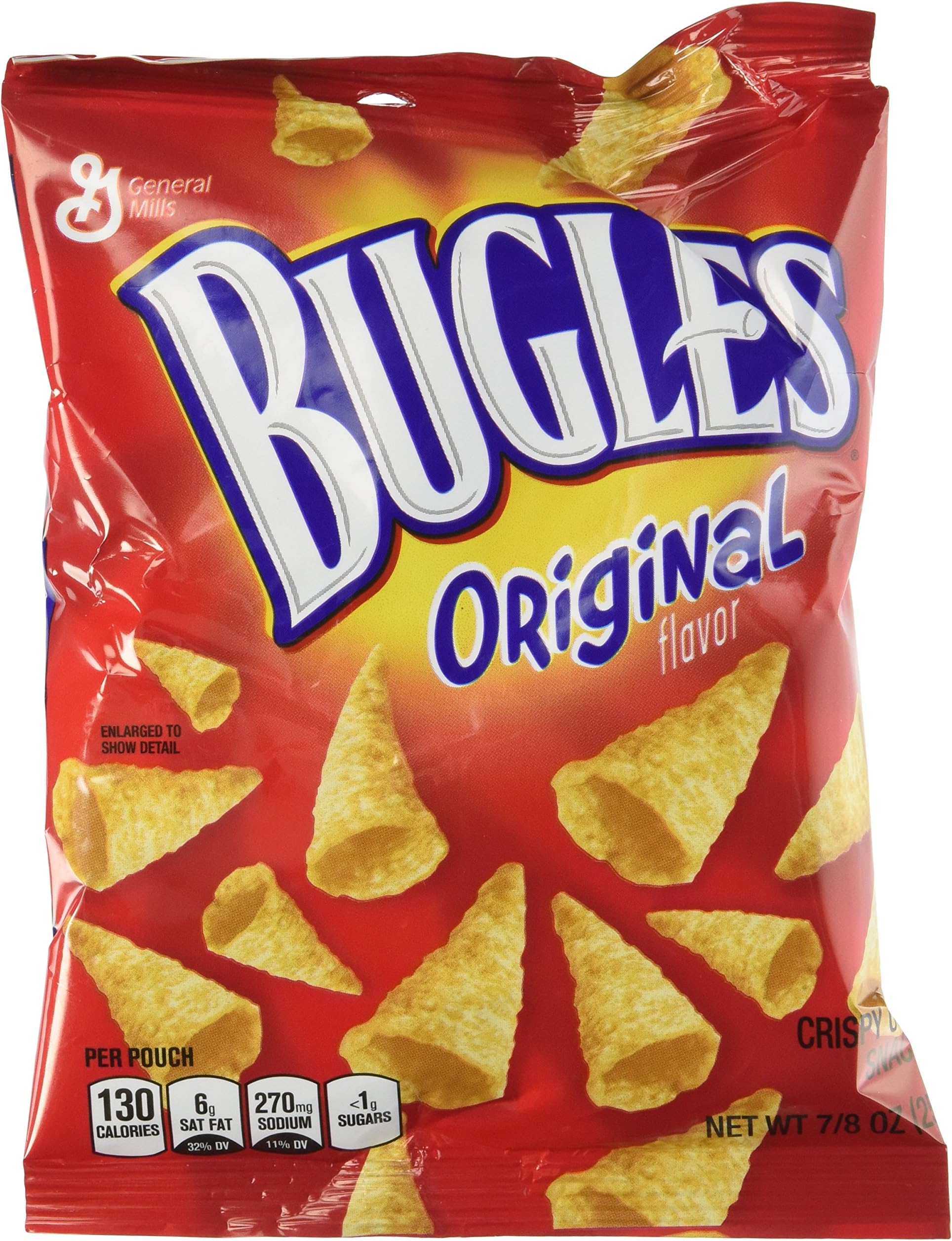 Amazon.com: Bugles Corn Snacks, Original, 3 Oz (Pack of 6)