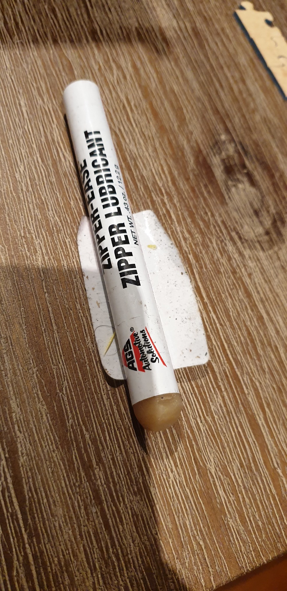 Zipper-Ease Zipper Lubricant Stick for Lubricating and Protecting All ...