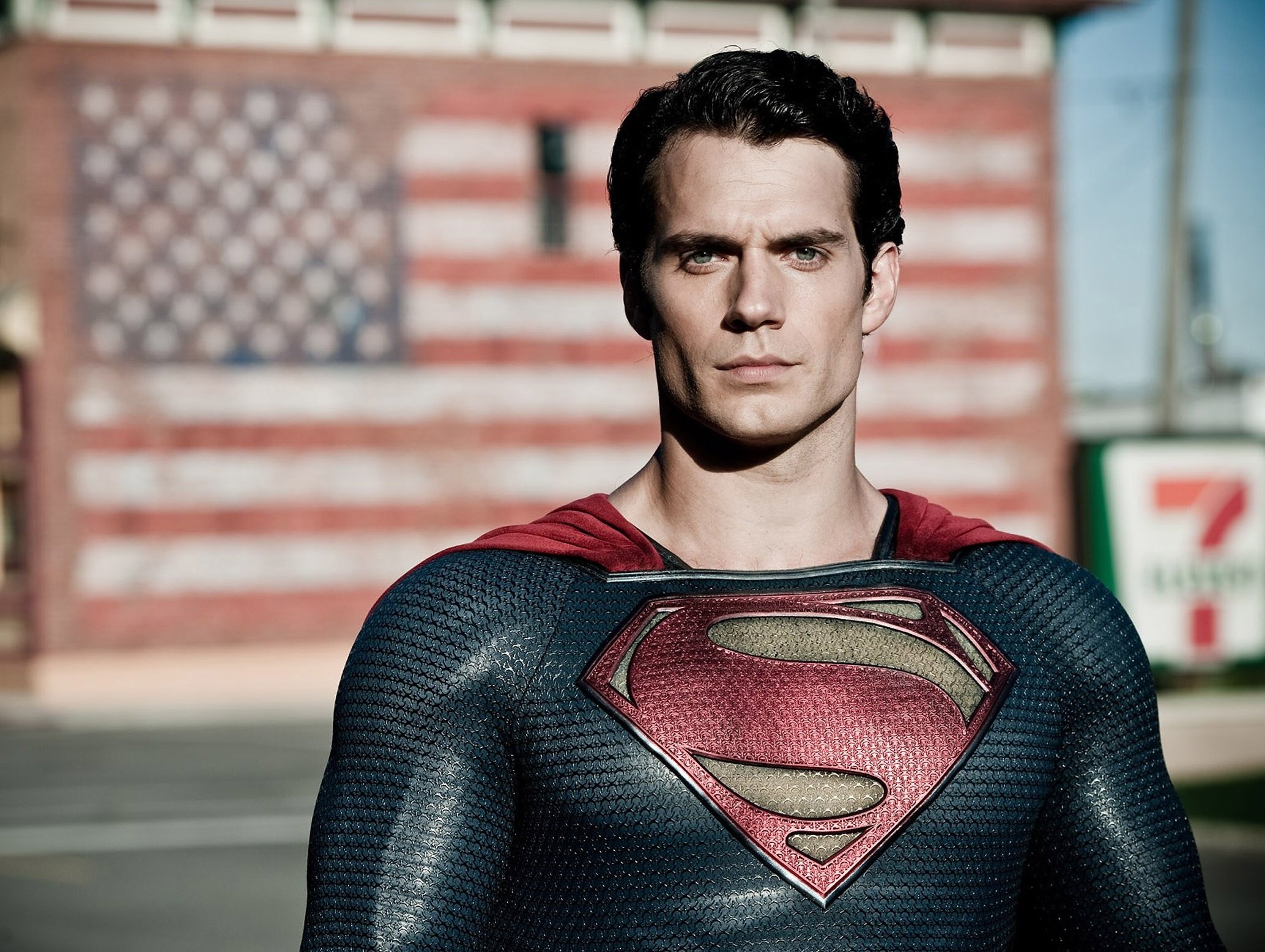 Henry Cavill Man Of Steel Poster