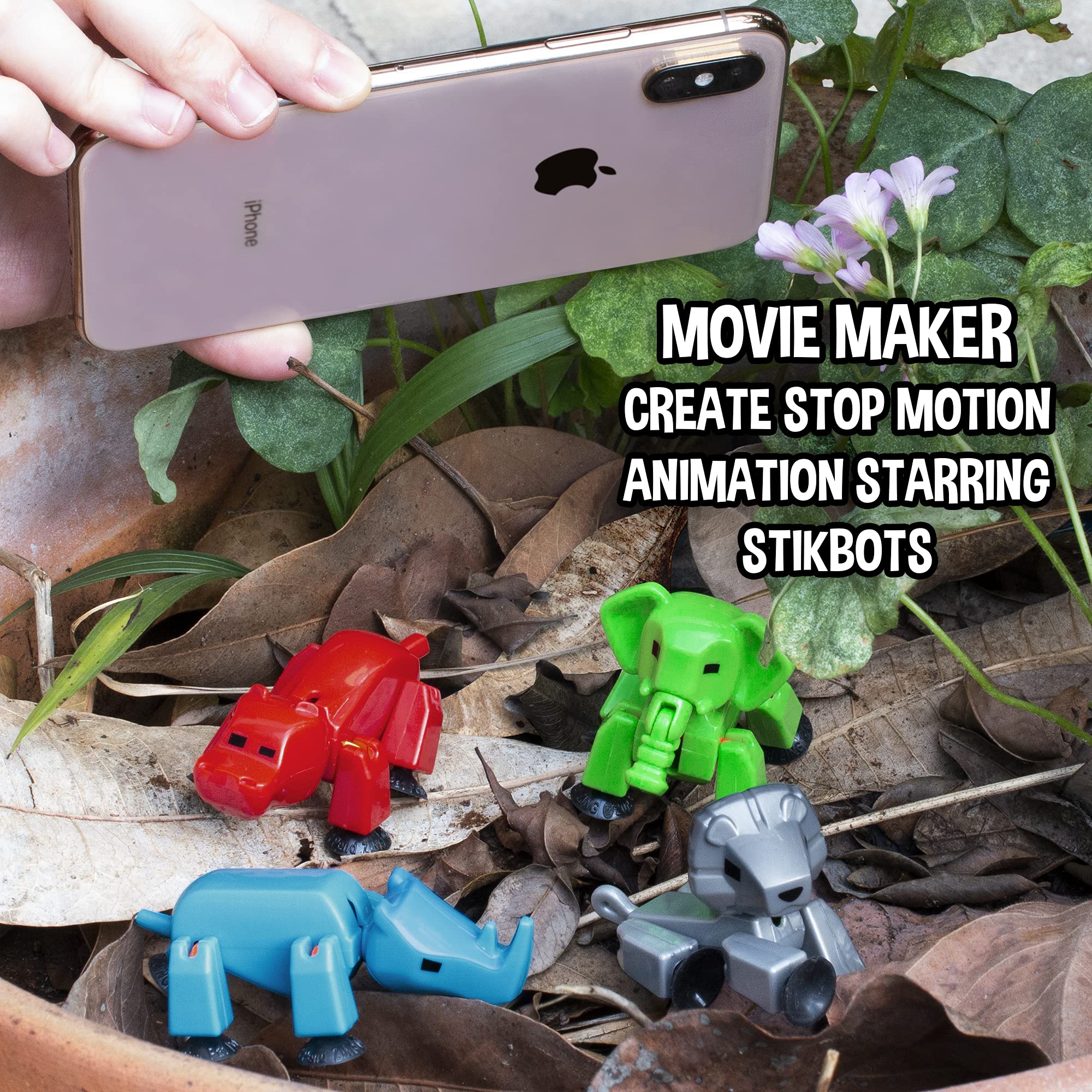 Buy Zing Stikbot Safari 4 Pack, Set of 4 Stikbot Collectable Action ...