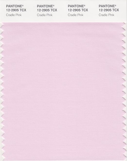 PANTONE Smart 12-2905X Color Swatch Card, Cradle Pink - Wall Decor ...