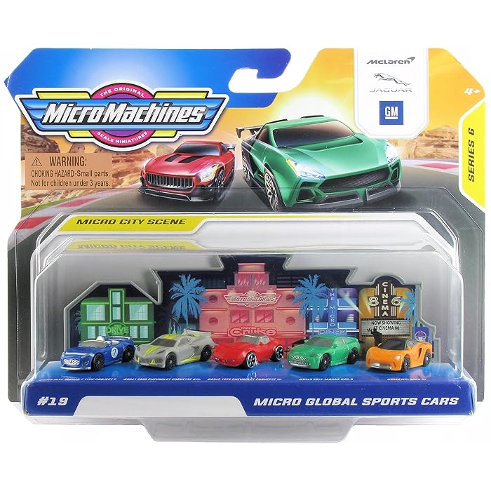 Buy Micro Machines 2022 Series 6 World Pack #19 Micro Global Sports ...