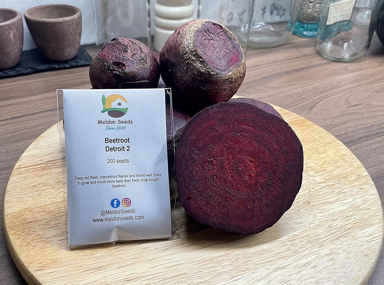 Beetroot Seeds for Planting UK - Detroit 2 Crimson Globe Vegetable ...