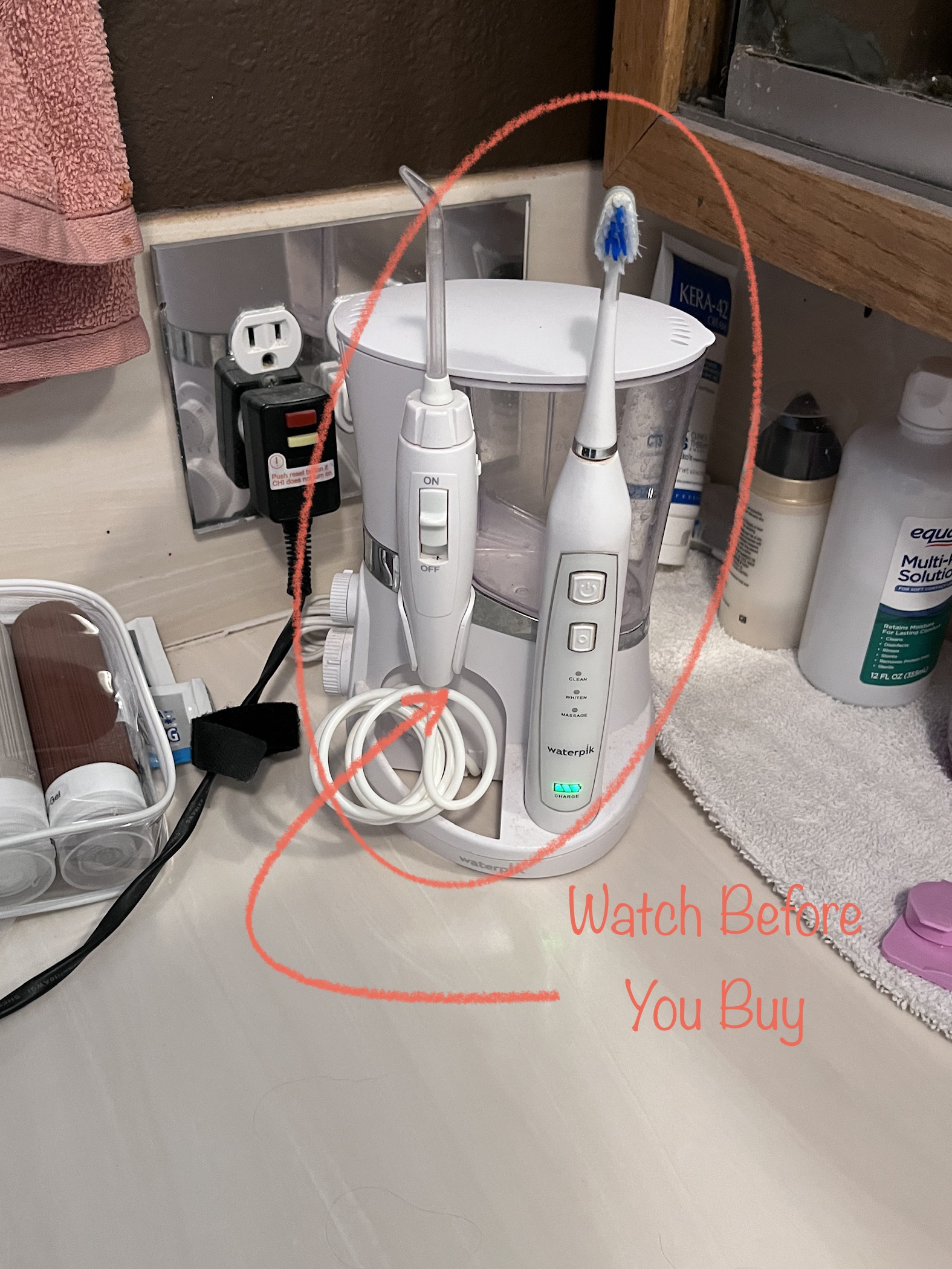 Watch Water pick and toothbrush combo Honest review on Amazon Live