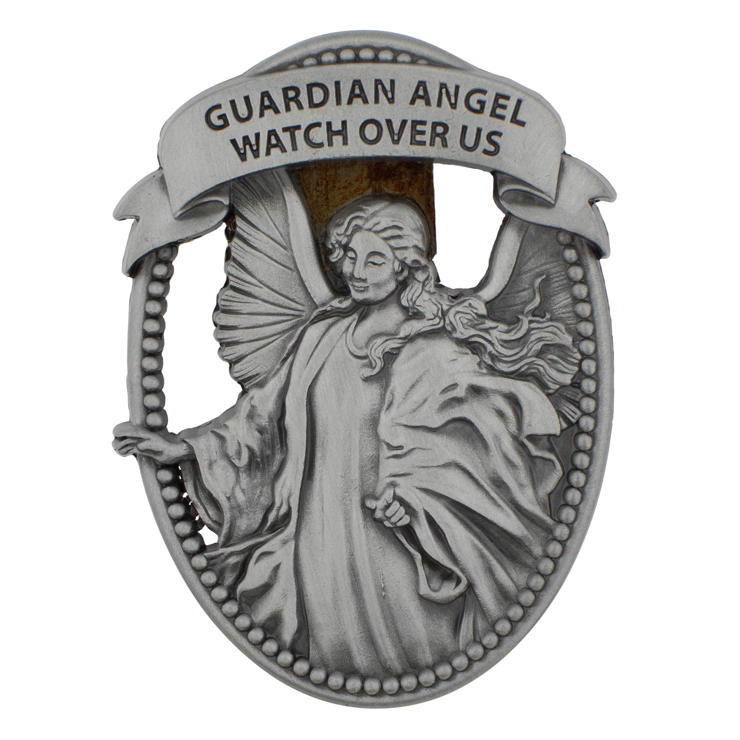 Visor Clips For Cars Travel Angel Visor Clip – Engraved Stainless Steel ...