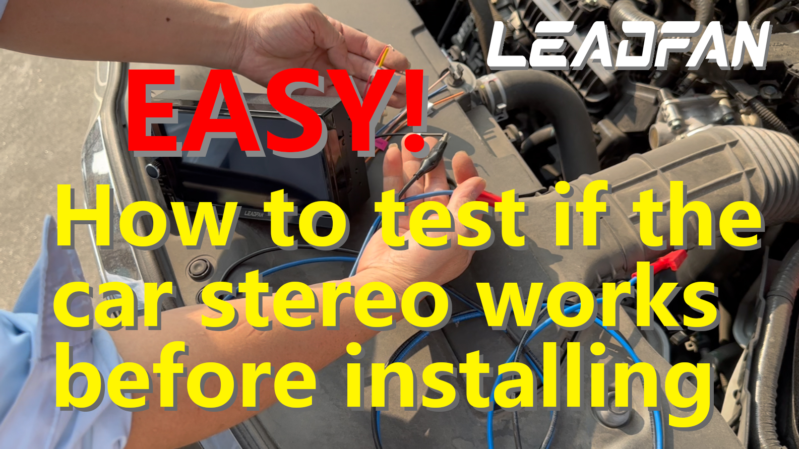 Watch How to test if the car stereo works before installing on Amazon Live