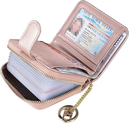 Amazon.com: Beurlike Women's RFID Credit Card Holder Organizer Case ...