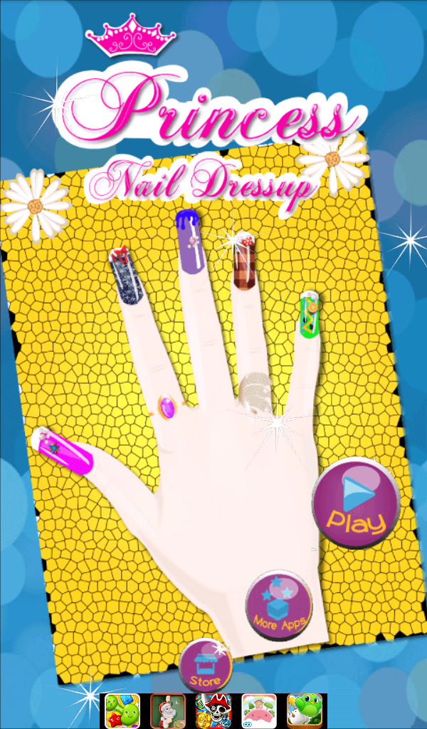 Princess Nail Dress Up Salon - Nail games for girls free - App on the ...