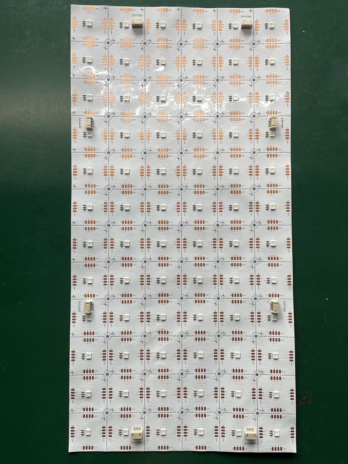 Minxue 4PCS Soft LED Backlight Sheet 45W RGB Panel Backlit Flexible ...