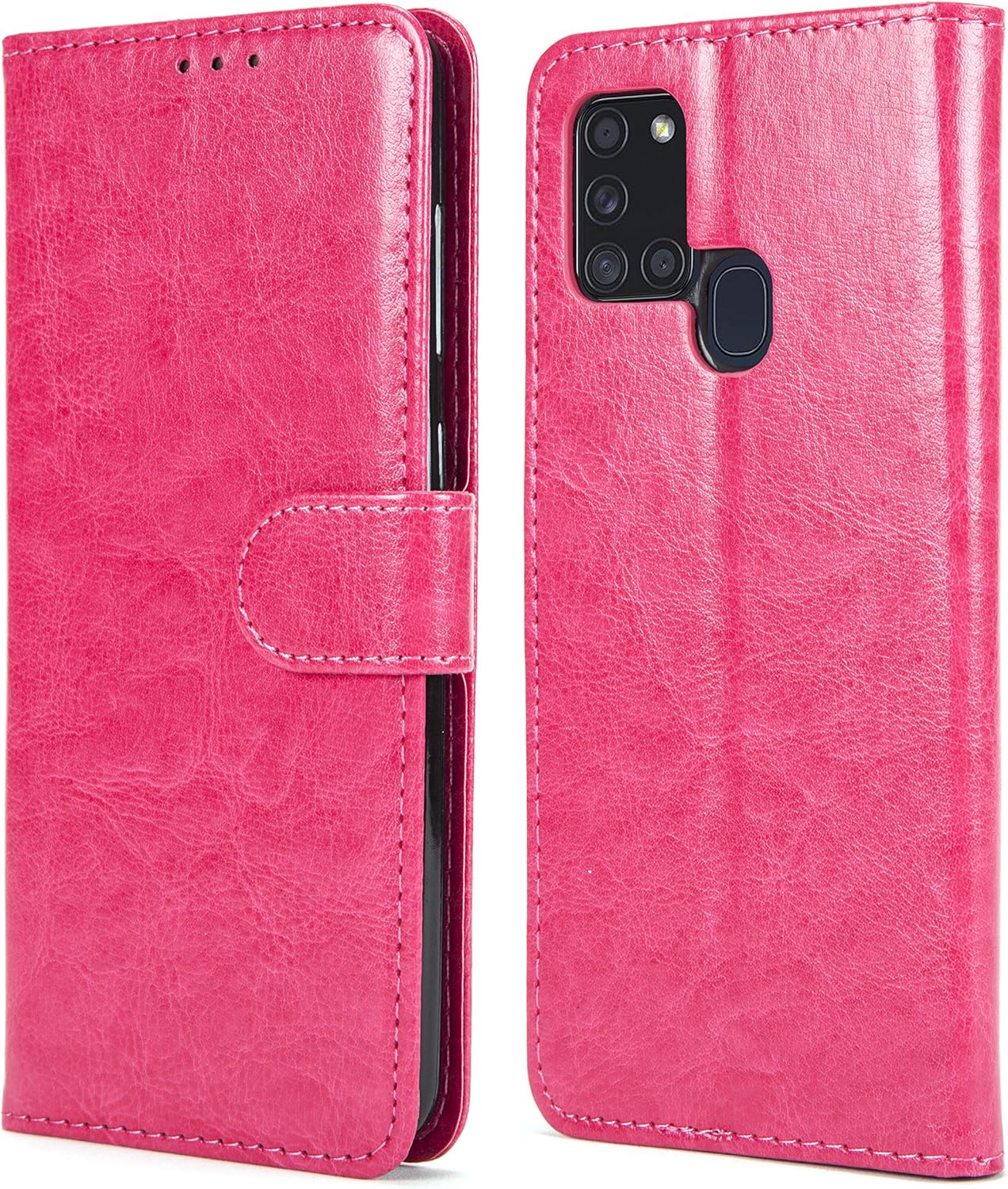 NWNK13 For Samsung A21S Phone Case Premium Leather Flip Case Book ...