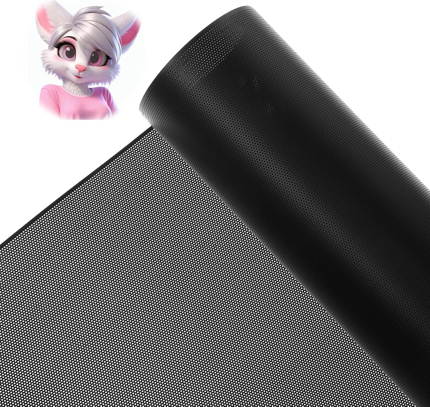 Amazon.com: Fursuit Eye Mesh 39x11.8in Black Plastic Mesh Canvas Sheet ...