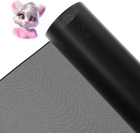 30 x 100 cm Furry Eye Mesh Therian Waterproof Plastic Mesh Canvas Sheet ...