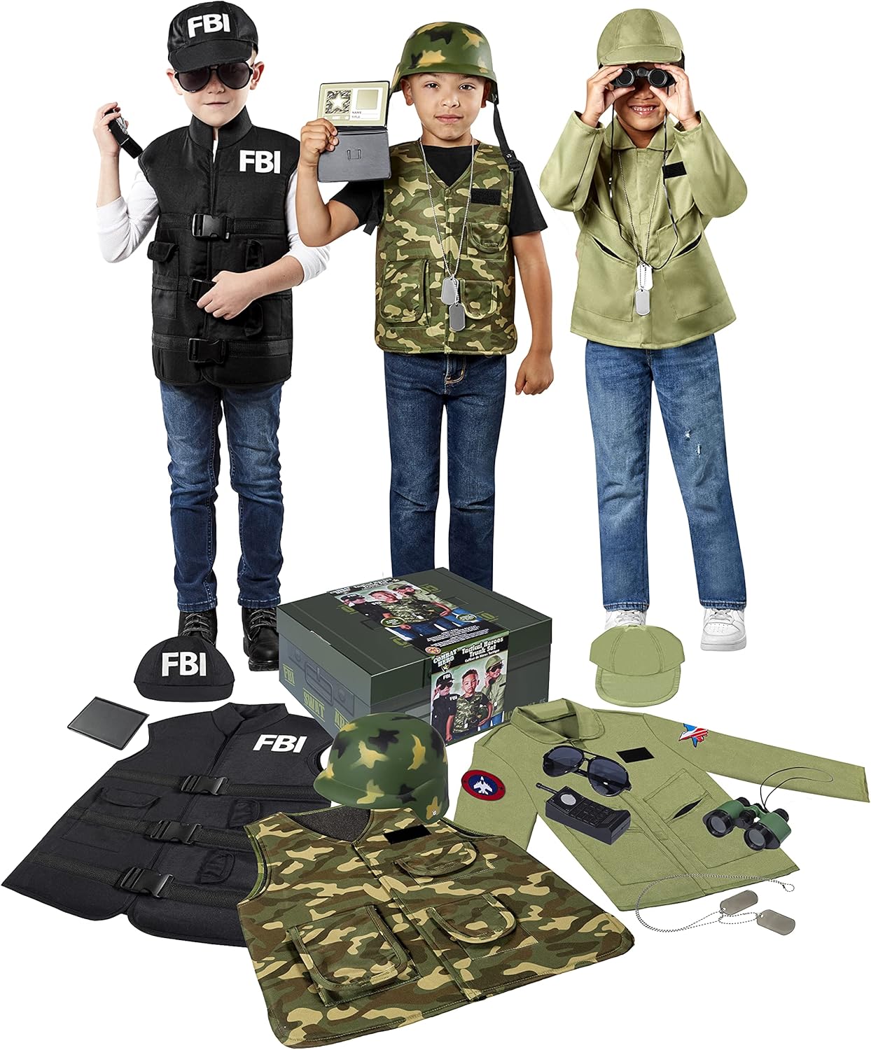 Amazon.com: Forum Novelties Child's Tactical Hero Trunk Set (Soldier ...