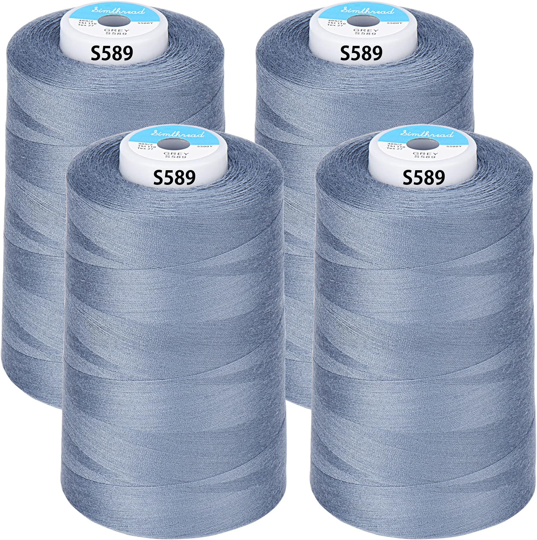 Amazon.com: New brothread - 30 Options - 4 Large Cones of 5500Y (5000M ...