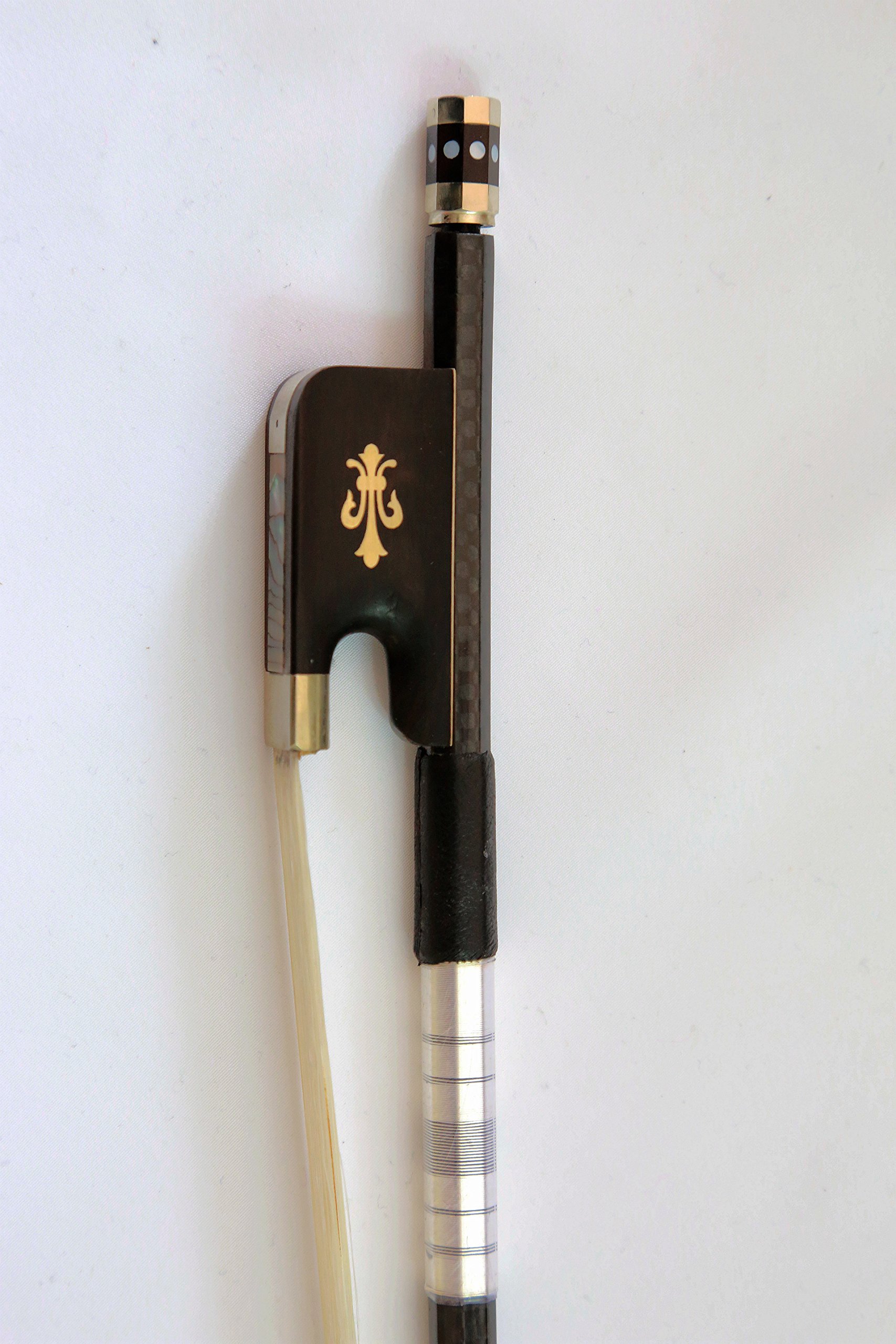 Amazon.com: Vio Music #680 Full Size 4/4 Cello Bow Woven Carbon Fiber ...