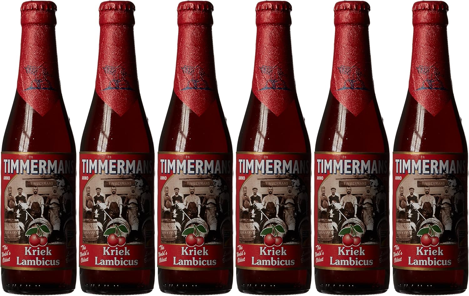 Timmermans Kriek Lambic Beer, 6 x 330 ml : Amazon.co.uk: Grocery
