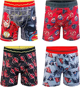 DC Comics Superhero Boxer Briefs Multipacks with Batman, Flash ...