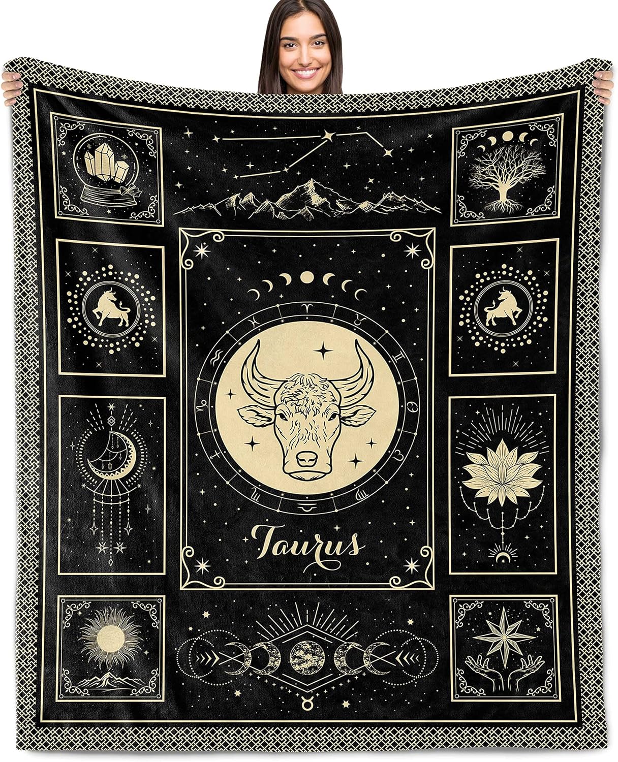 Amazon.com: Taurus Gifts Blanket 60" x 50", Taurus Gifts for Women/Men ...
