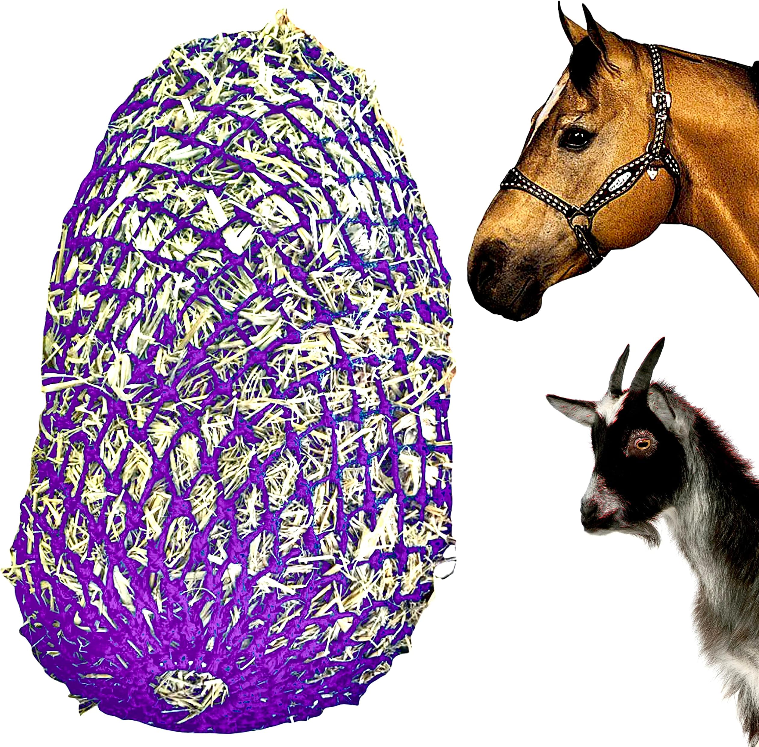 Large 42" Ringed Haynets | Haylage Hay Net Small Mesh Holes Strong ...