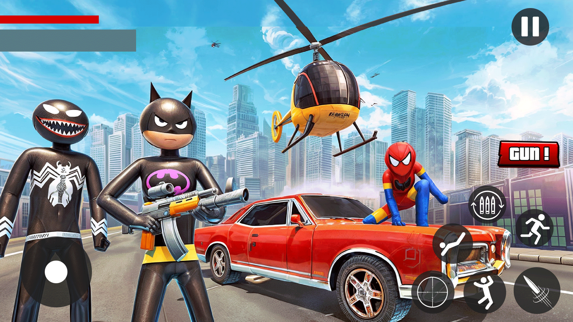 Stickman Gangster Survival City Crime Fighting Game - App on Amazon ...