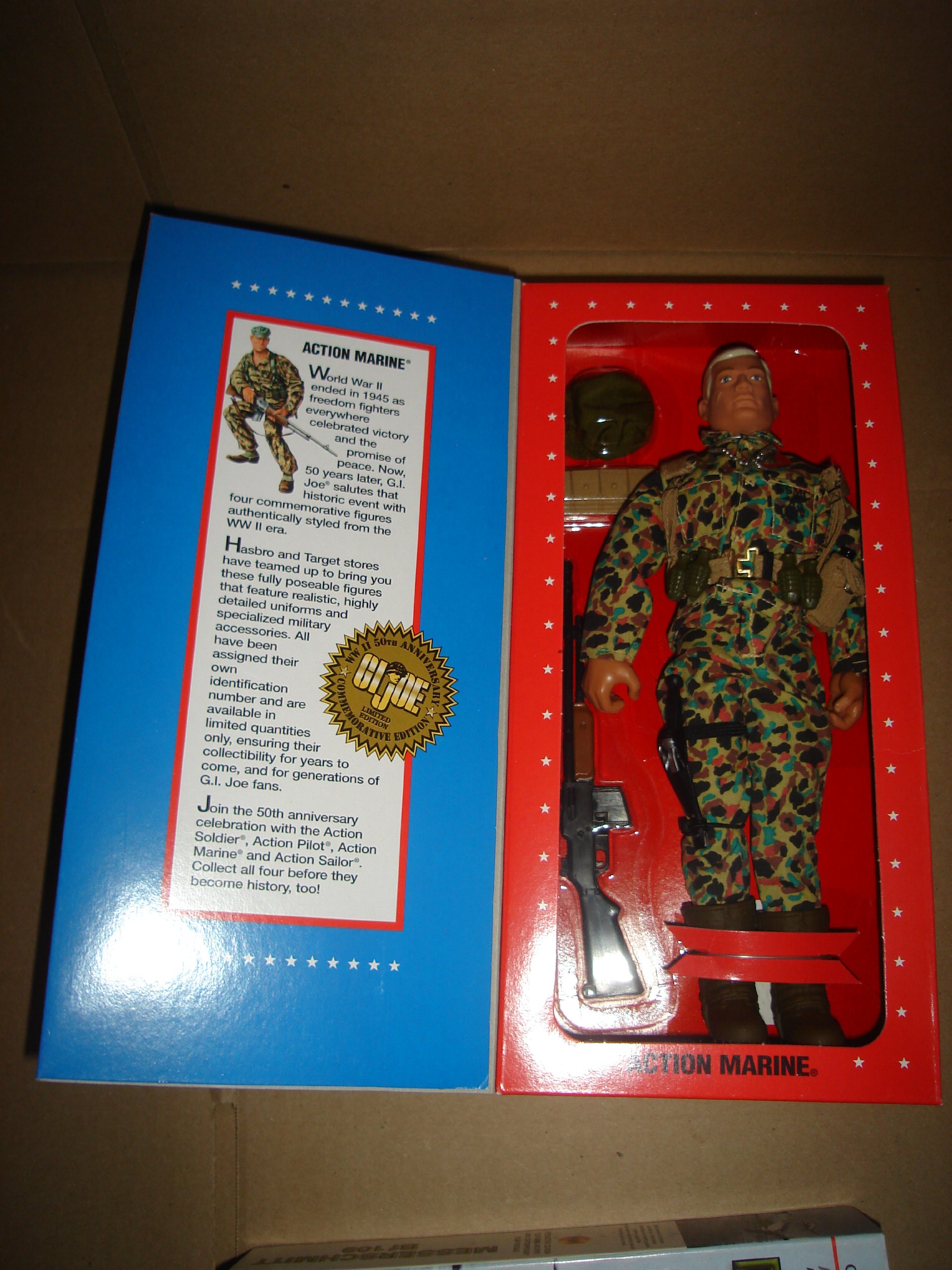 Amazon.com: 12" GI Joe Action Marine Action Figure WWII 50th ...