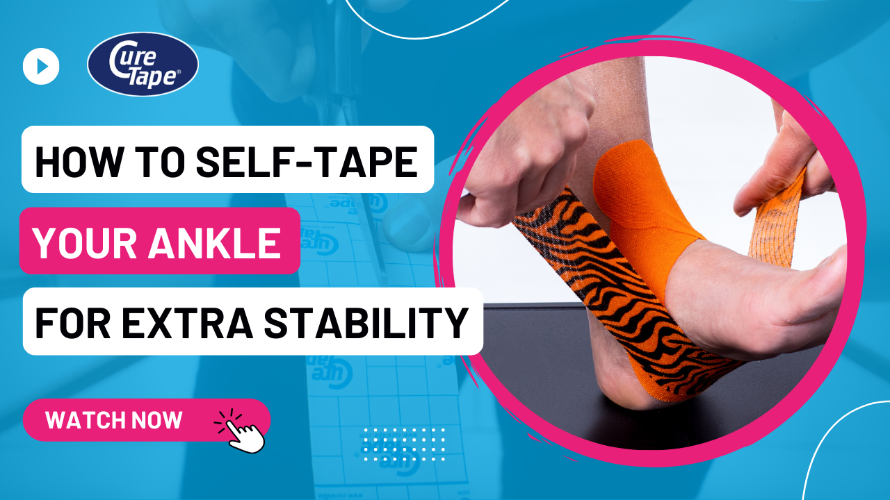 Watch CureTape - How to self-tape your ankle for extra stability on ...