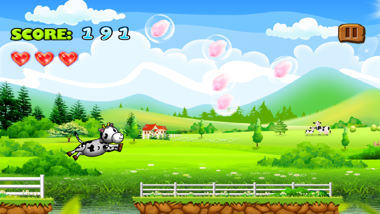 Baby Cow Run FREE - Addictive Animal Running Game - App on Amazon Appstore