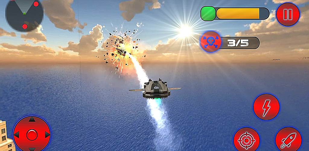 Flying Police Robot Cop Car : City Wars - App on Amazon Appstore