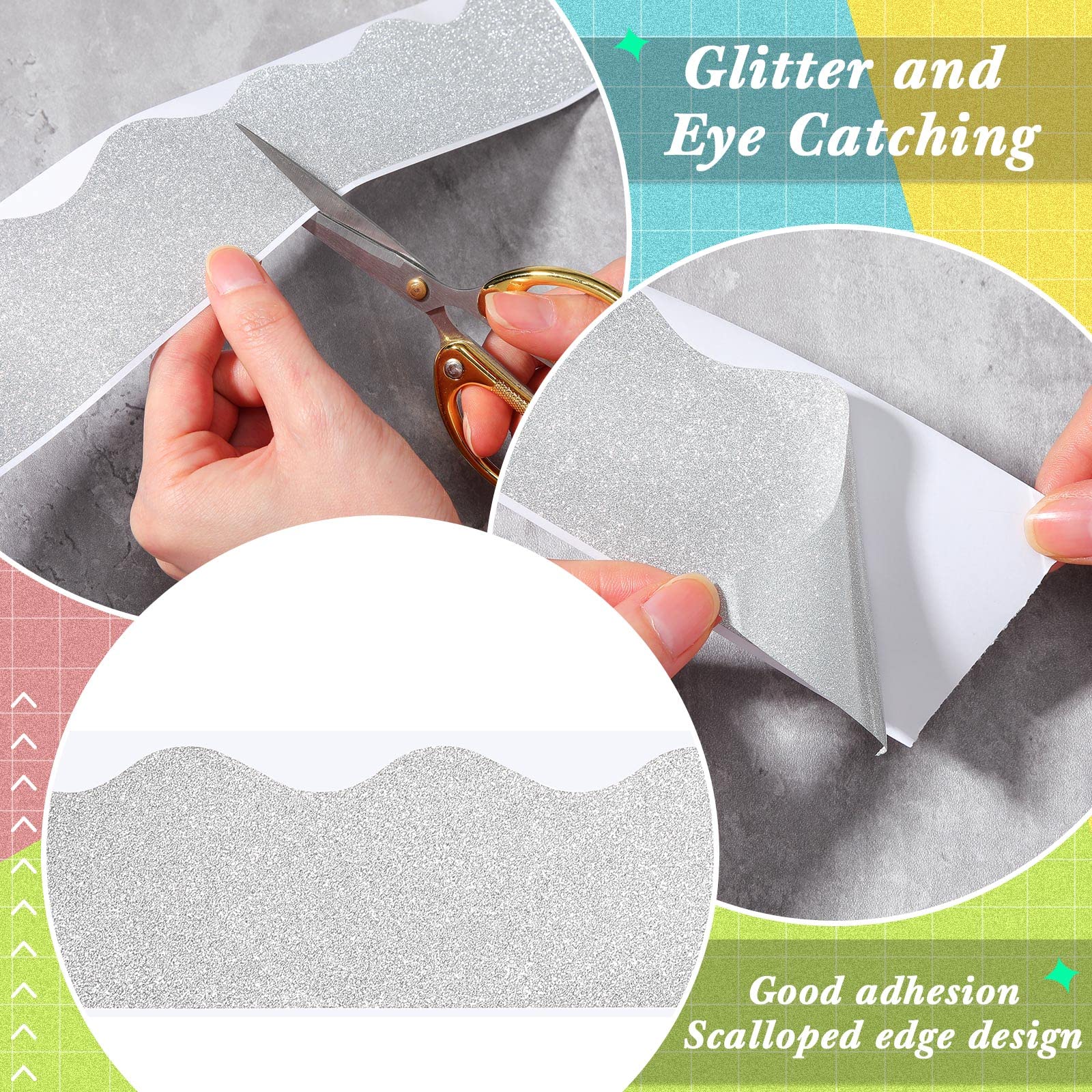 Snapklik.com : Yexiya 65 Feet Self Adhesive Bulletin Board Borders ...
