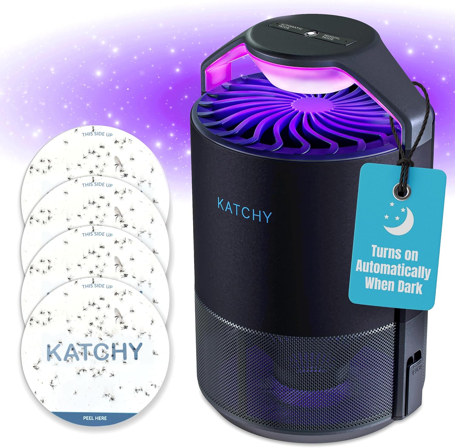 Amazon.com : Katchy Midnight - Indoor Insect Trap with Automatic ...