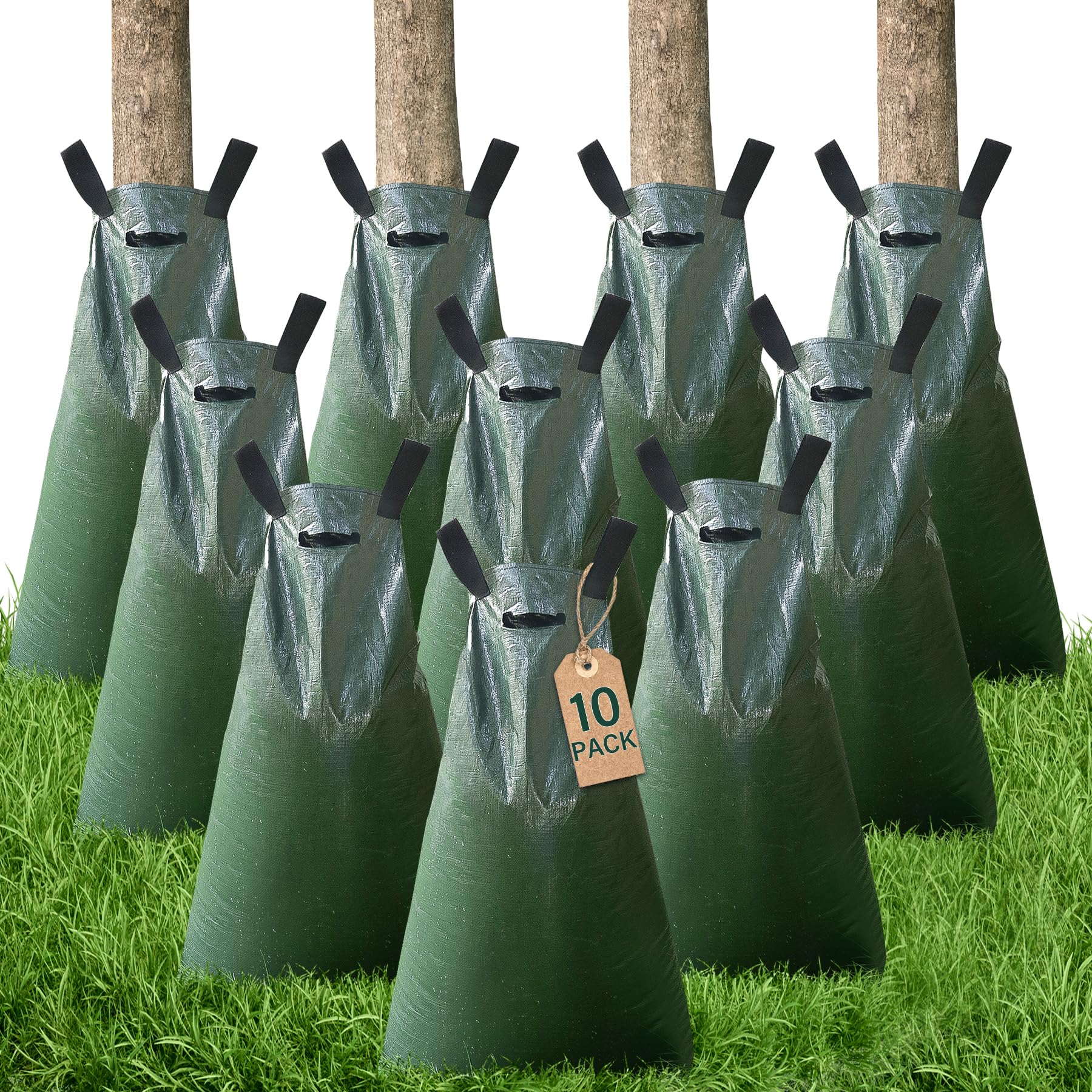 Snapklik.com : Toriexon 10 Pack Tree Watering Bags, 20 Gallon Slow ...