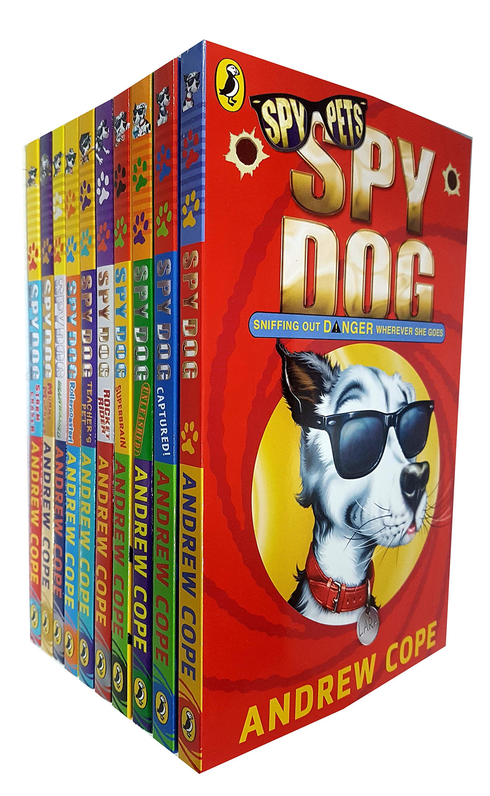 Spy Pets Spy dog Series 10 Books Collection Pack Set By Andrew Cope ...