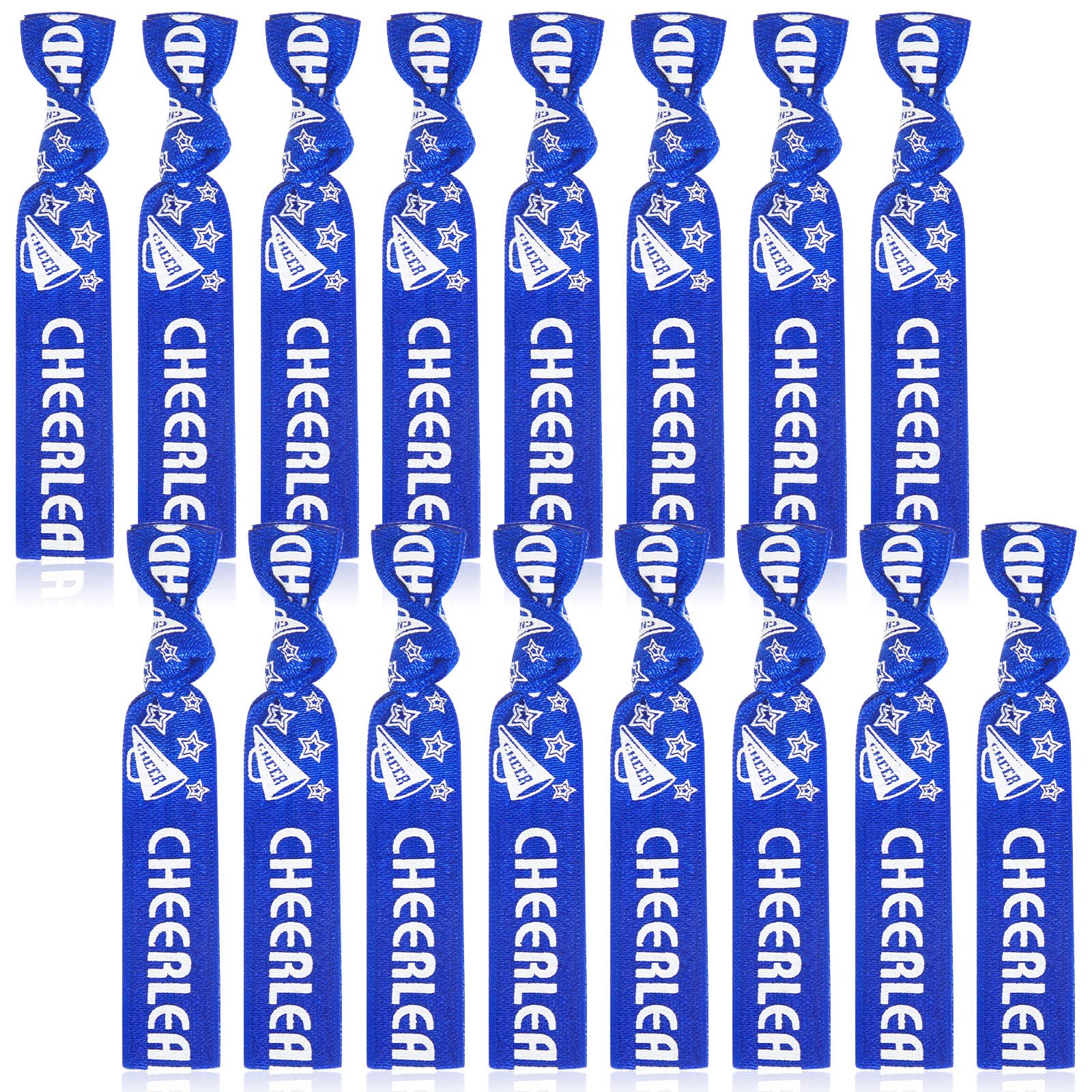Amazon.com: Taiyin 68 Pcs Cheer Hair Ties Bulk Cheer Bracelets ...