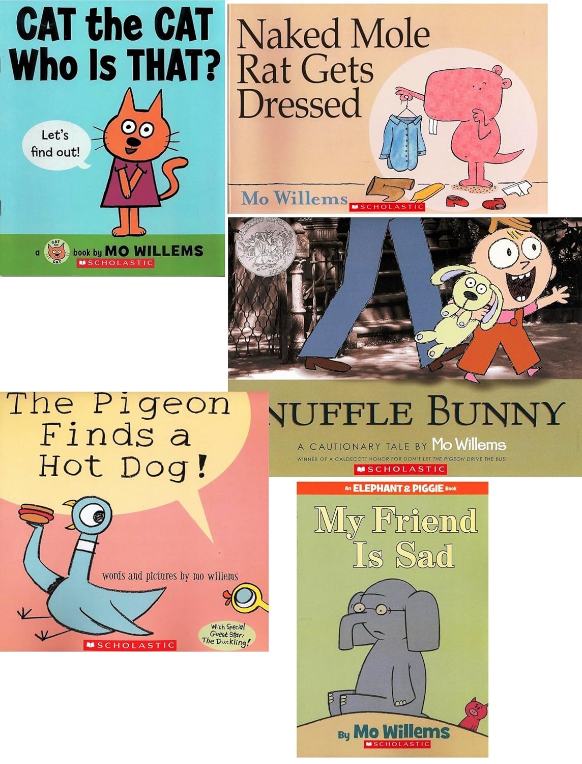 Mo Willems Collection : Knuffle Bunny / The Pigeon Finds a Hot Dog ...