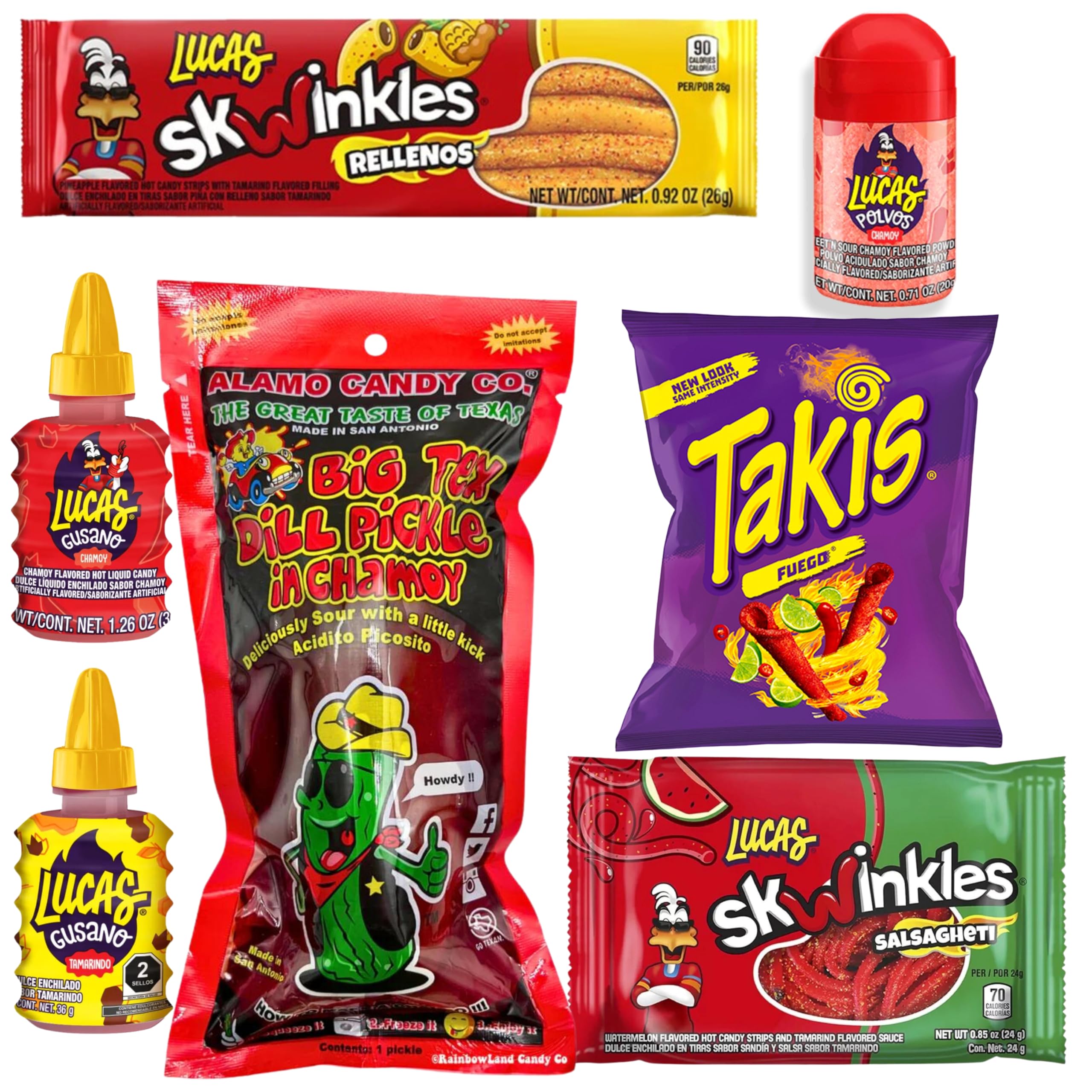 Buy Chamoy Pickle Kit with Mexican Candy, Includes Gusano Chamoy ...
