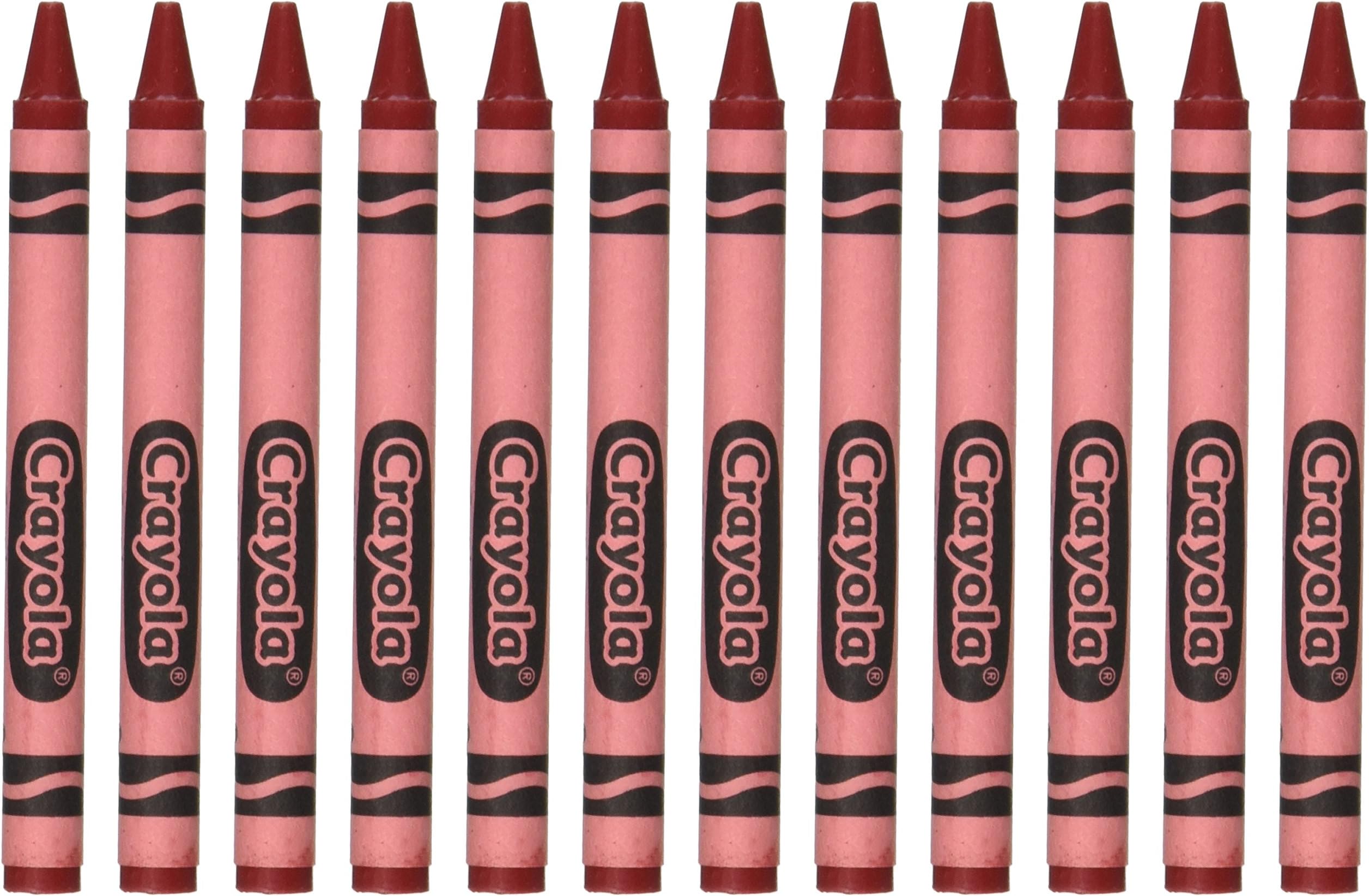 Amazon.com: Crayola Washable Markers - Red (12ct), Kids Broad Line ...