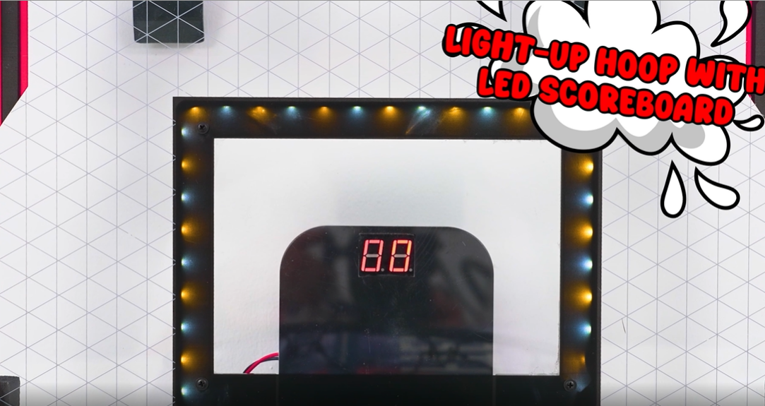 Watch Basketball Hoop with LED Scoreboard on Amazon Live