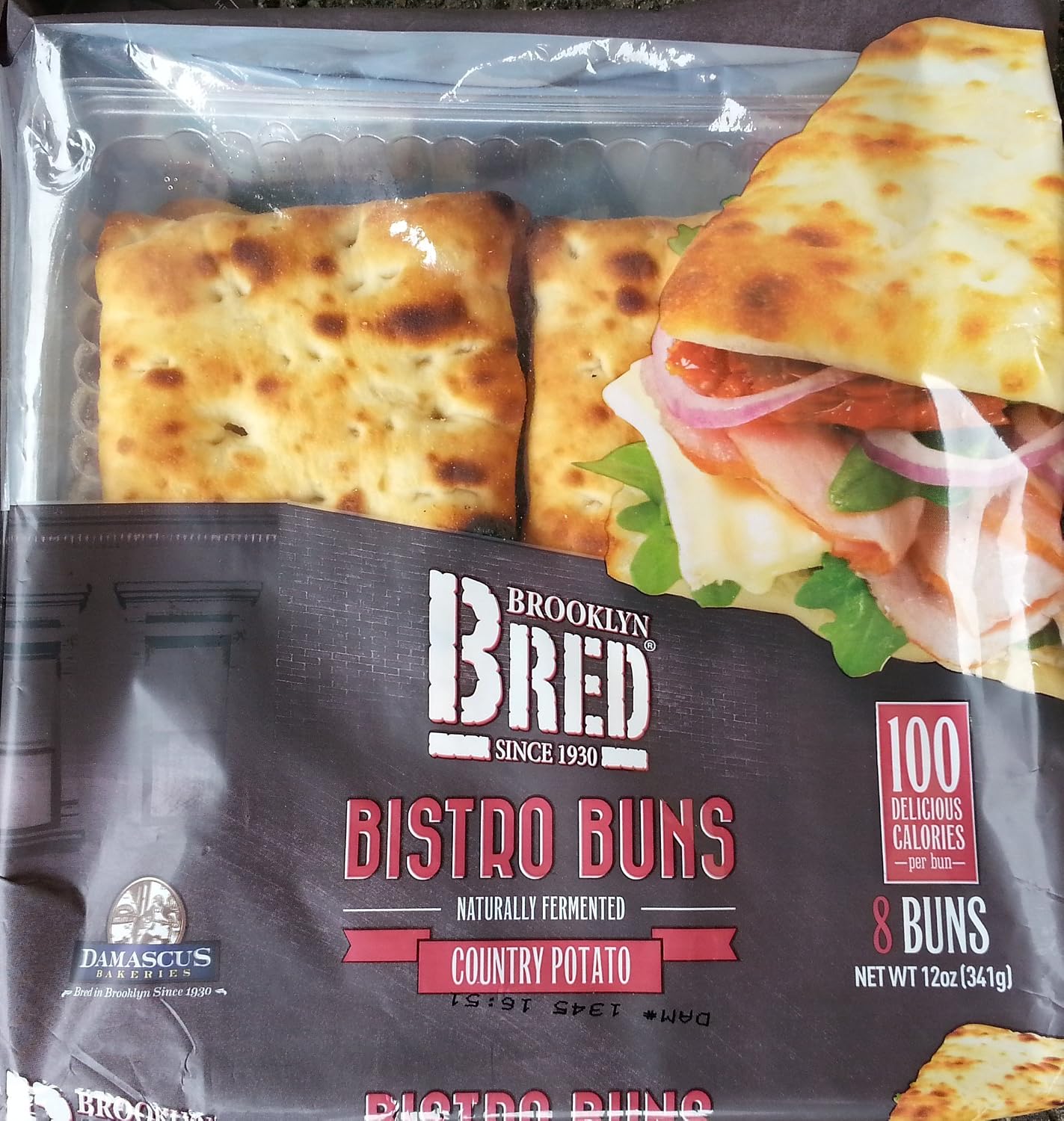 Amazon.com: Brooklyn Bred (Bread) Bistro Buns Country Potato Non GMO ...